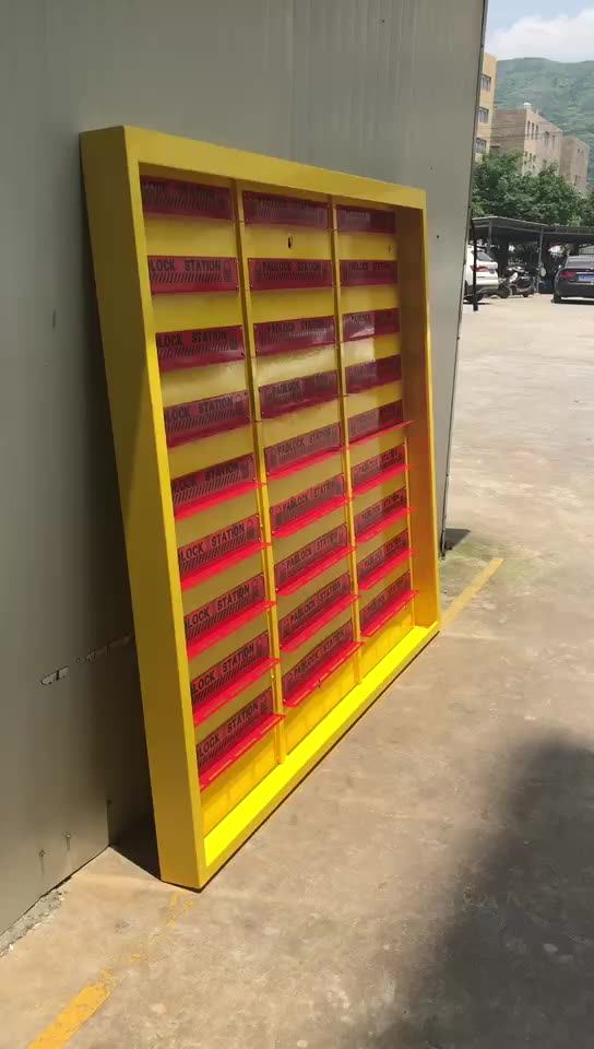 Bozzys Safety Lockout Tagout Management Station Small Steel Padlock ...