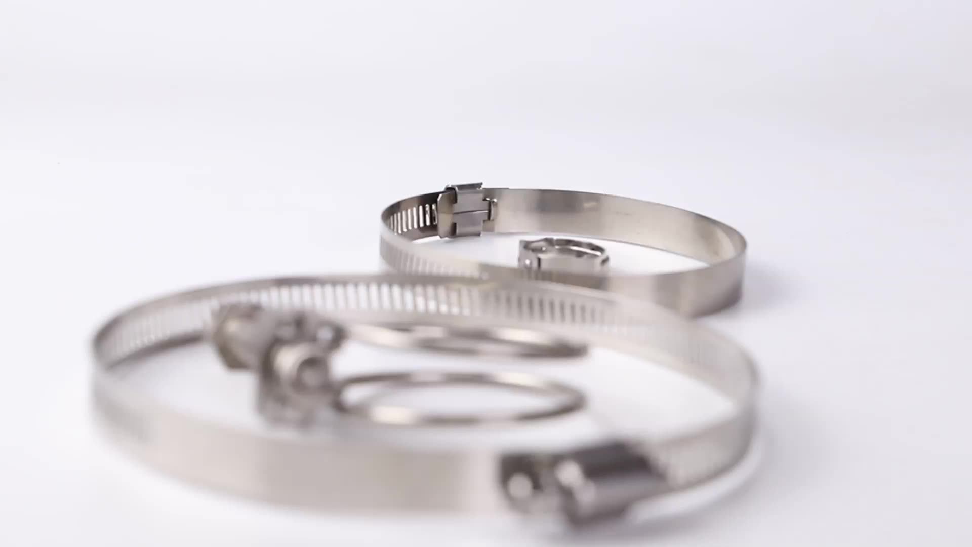 304 Stainless Steel Water Pipe Clamp Trachea Clamp Fixed Locking Clamp ...