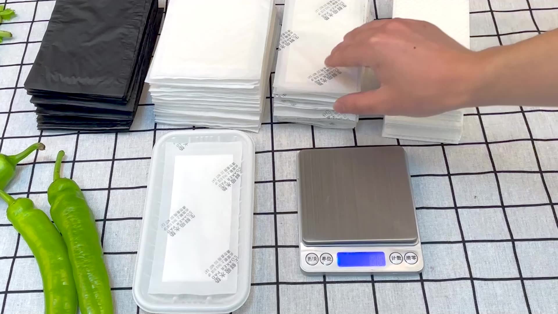 Hot Selling Pack Fruit Vegetable Absorbent Pads Food Grade Cellulose ...