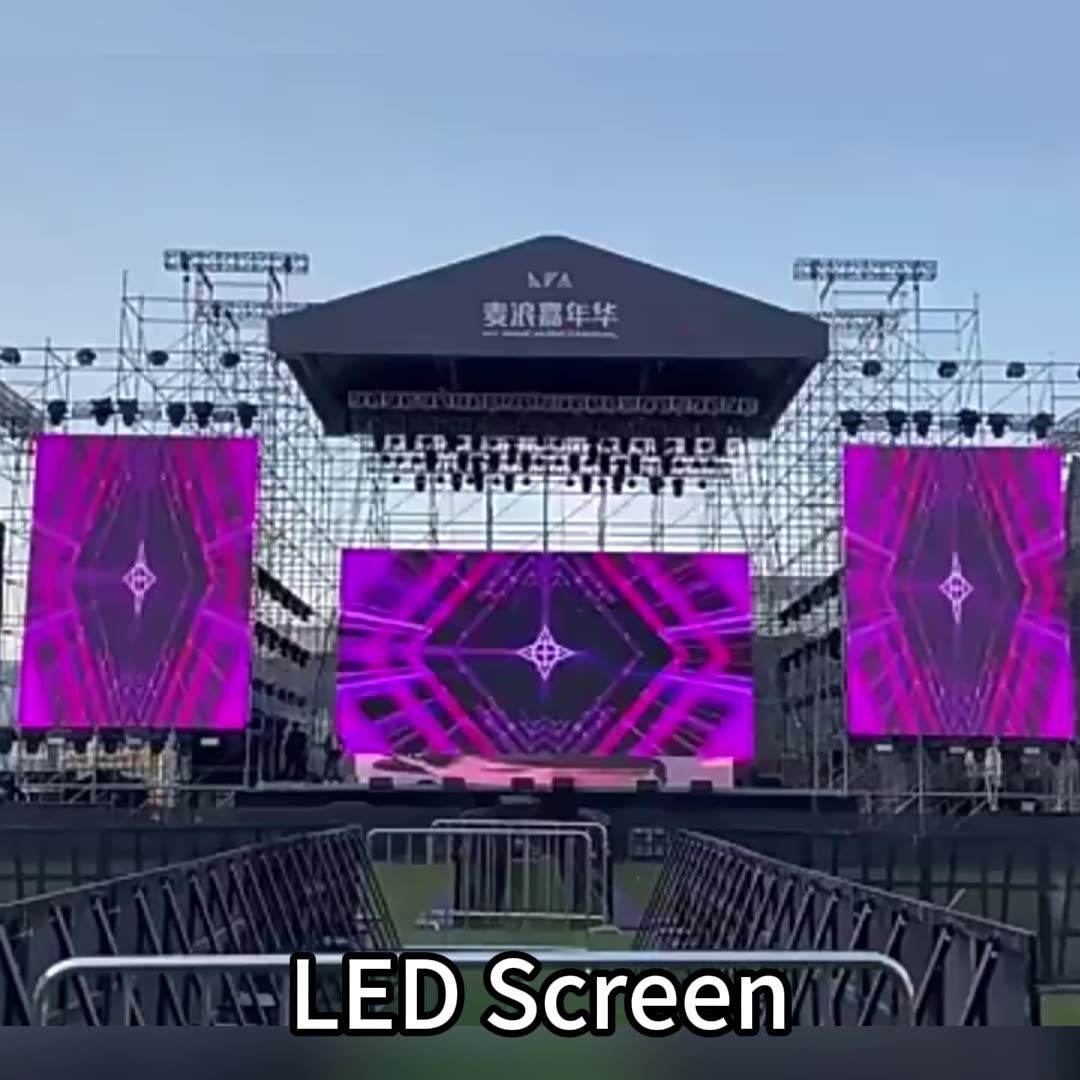 500x500mm Indoor Outdoor Giant Stage Background Led Video Wall P2.6 P2 ...