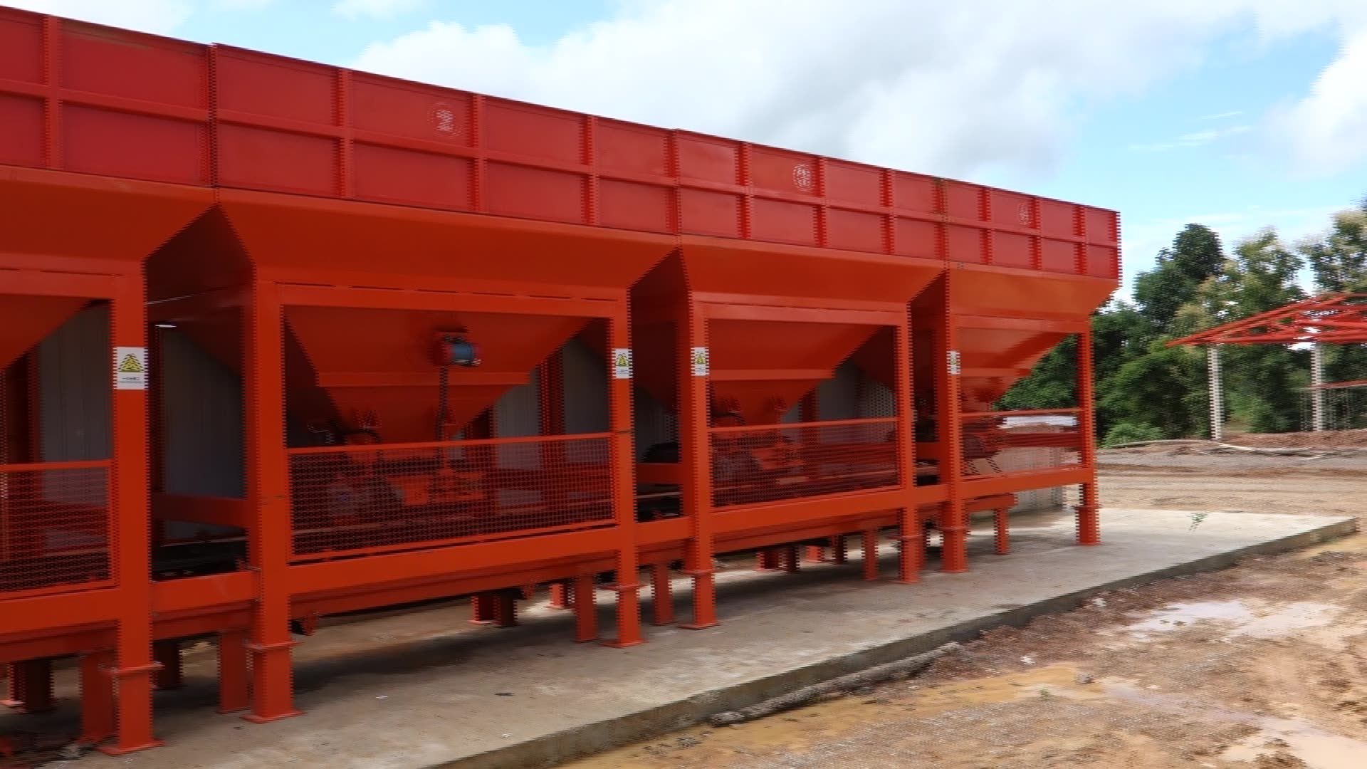 4x6.5m3 Cold Aggregate Batching Bins Used For 80ton/h Asphalt Plant - Buy Aggregate Batcher,Cold ...