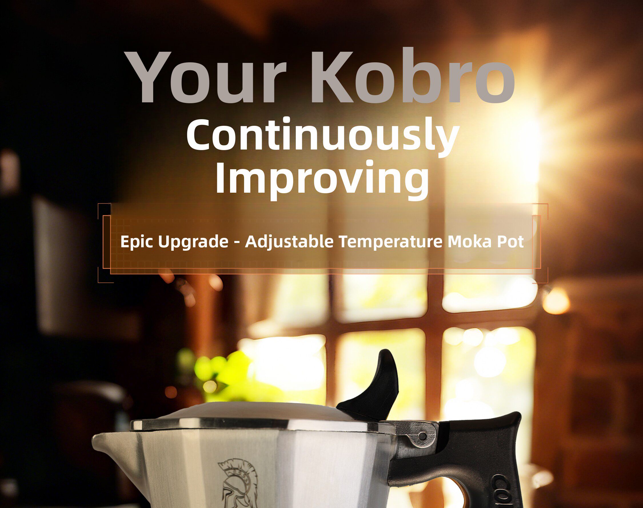 Colbro Pure Stainless Steel Moka Pot Camping Three-Valve Coffee Maker ...