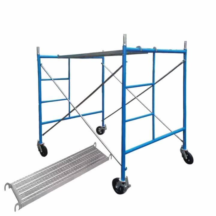 Main Scaffolding H Frame System Korean Box Air European Type Scaffold ...