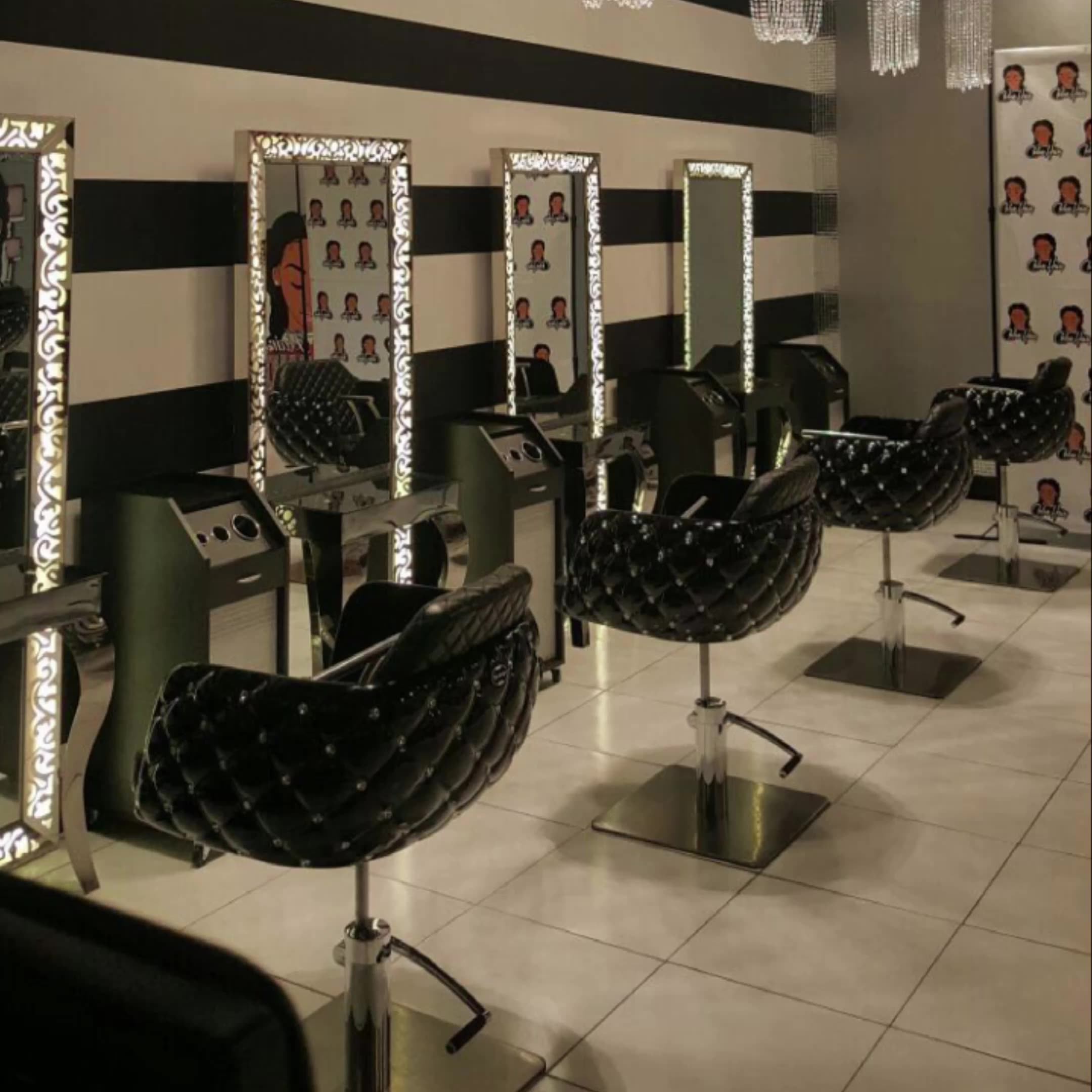 Mirror Station With Led Light Makp Up Mirror Salon Mirror Styliny ...