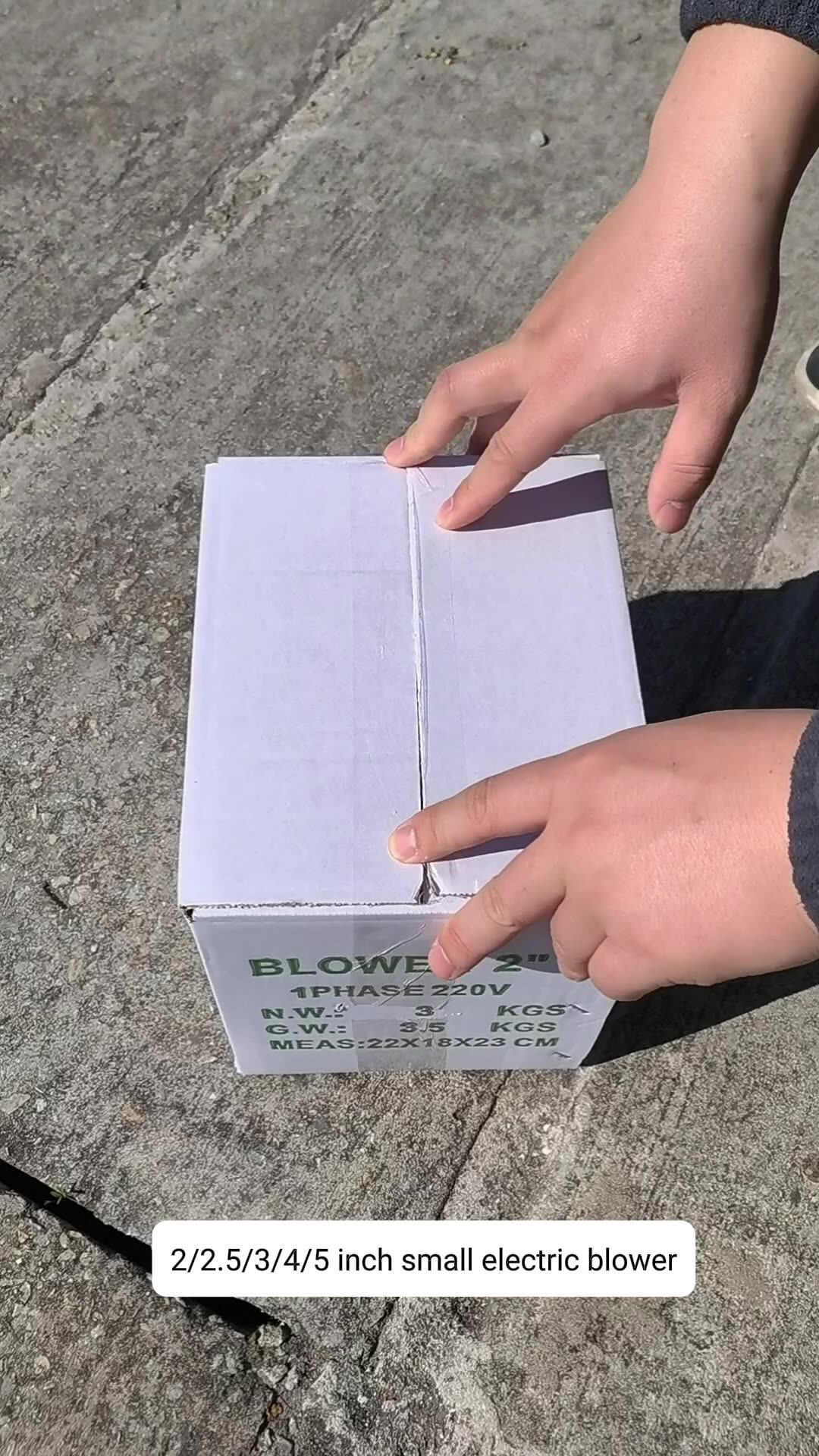 T-czr Ac Small Centrifugal High Pressure Electric Blower 2'' Aluminum ...