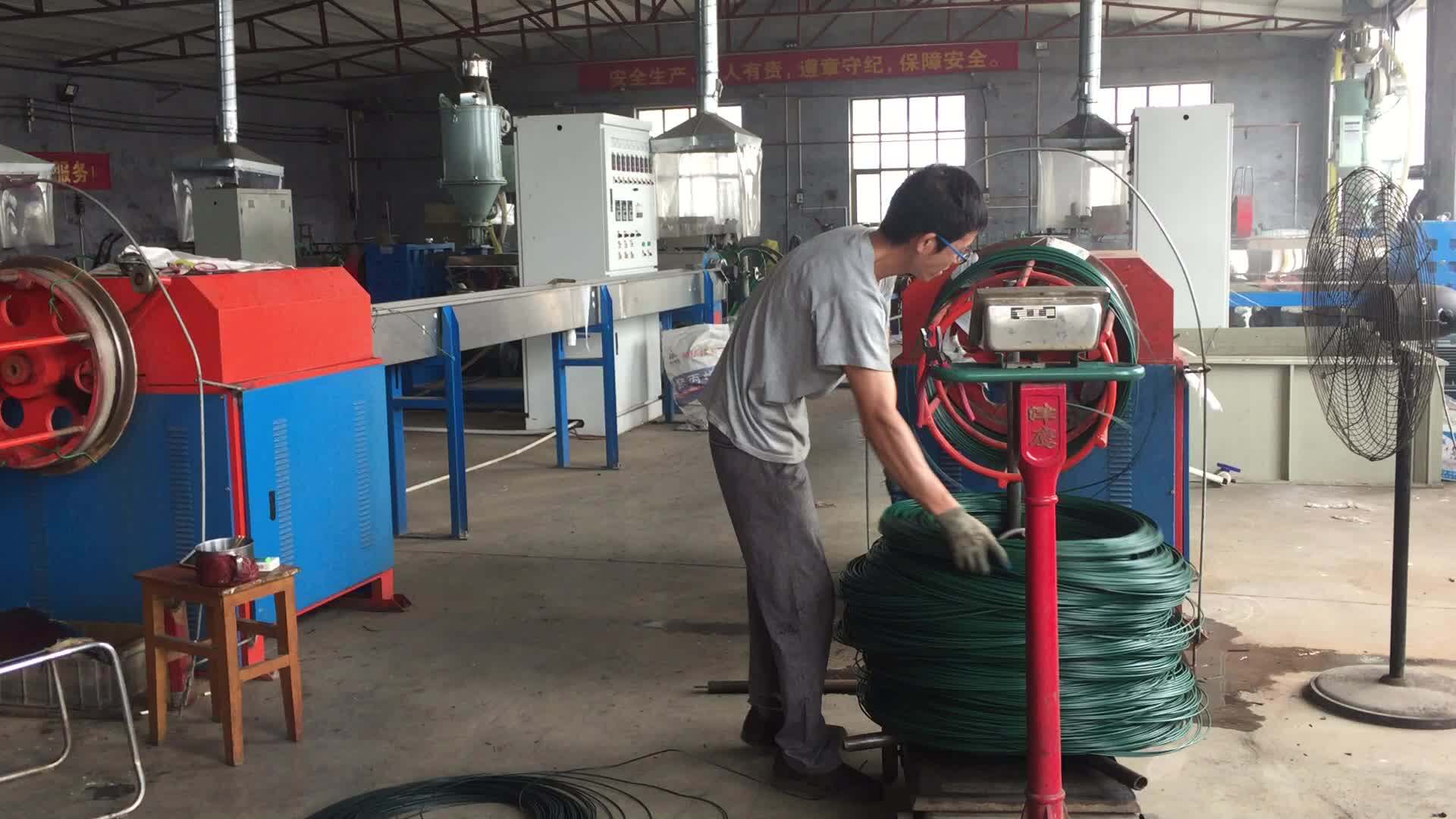 China Pvc Steel Wire Coating Making Machine - Buy Pvc Coated Wire ...