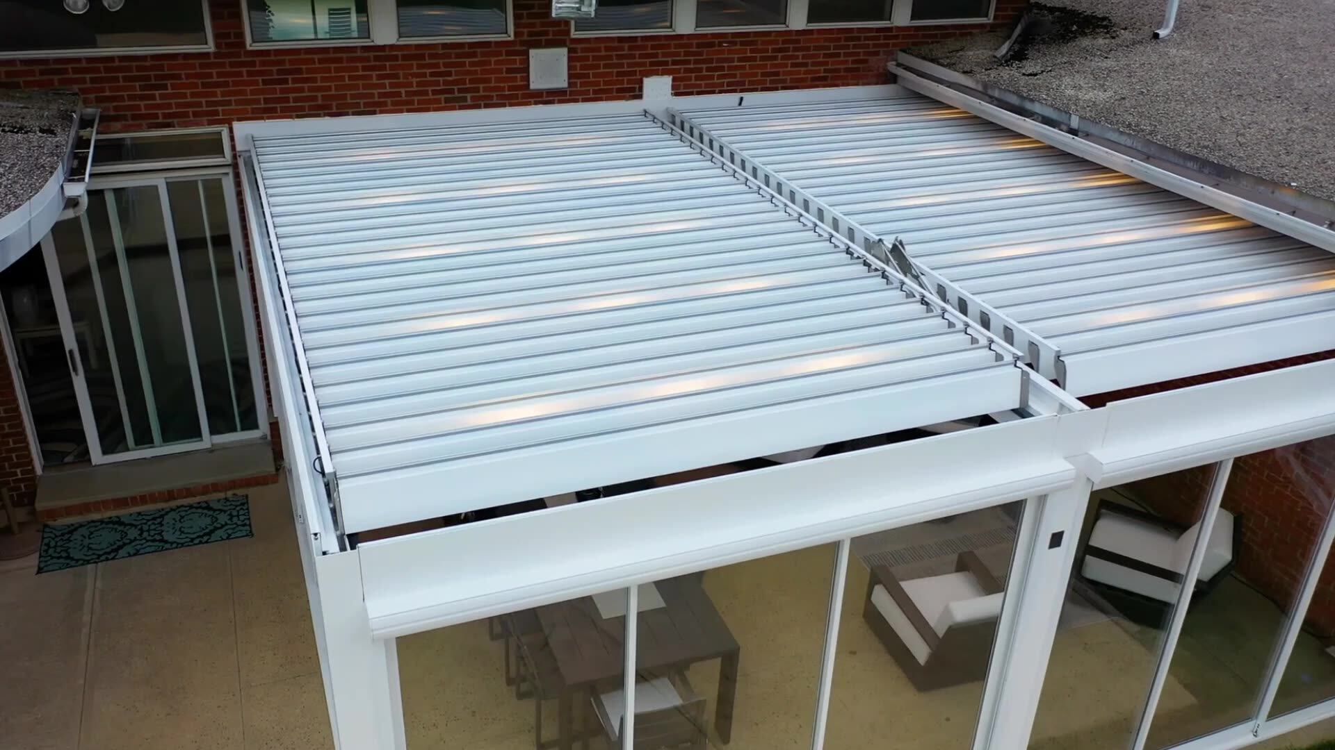 Automatic Adjustable Roof Louvers Aluminum Pergola Bioclimatic Pergola ...