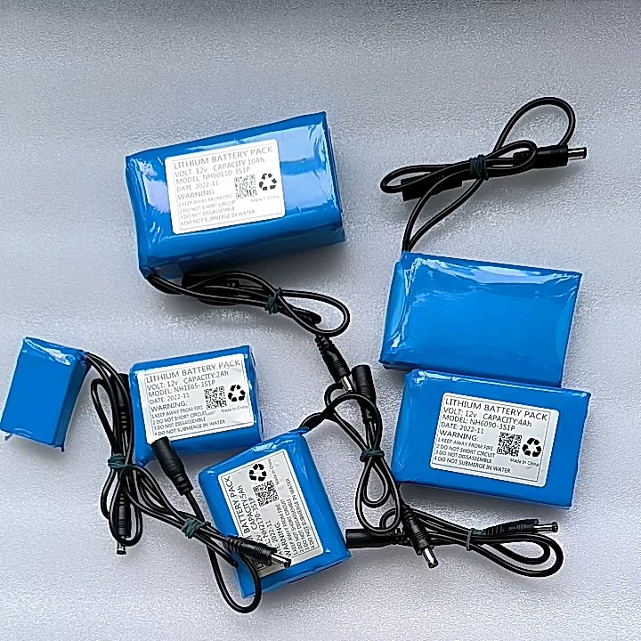 Small Size Akku 12v 2ah Lithium Battery 1ah 2000mah 3ah 4ah 5ah 6ah 7ah ...