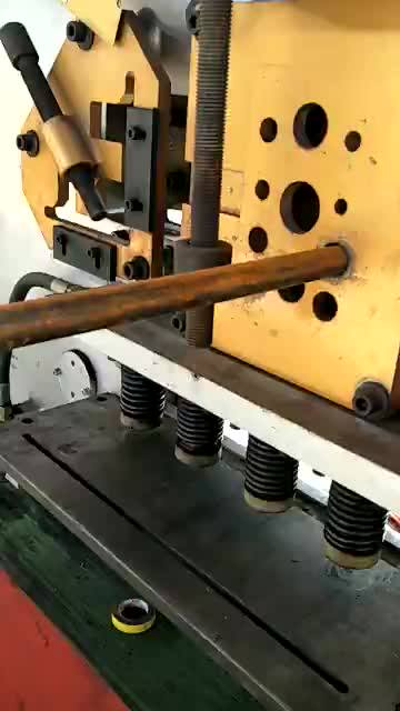 Mini Iron Worker Hydraulic Ironworker On Line With Multi Function ...