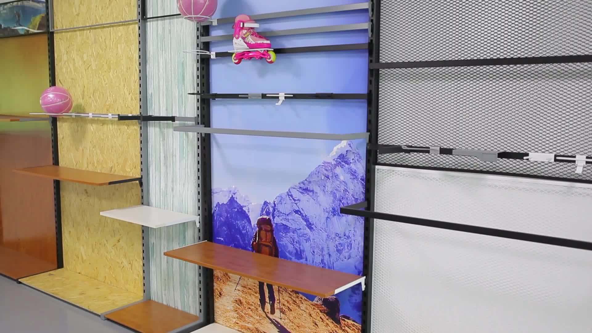 Metal Sport Custom Clothing Display Store Fixture For Shop - Buy Store ...
