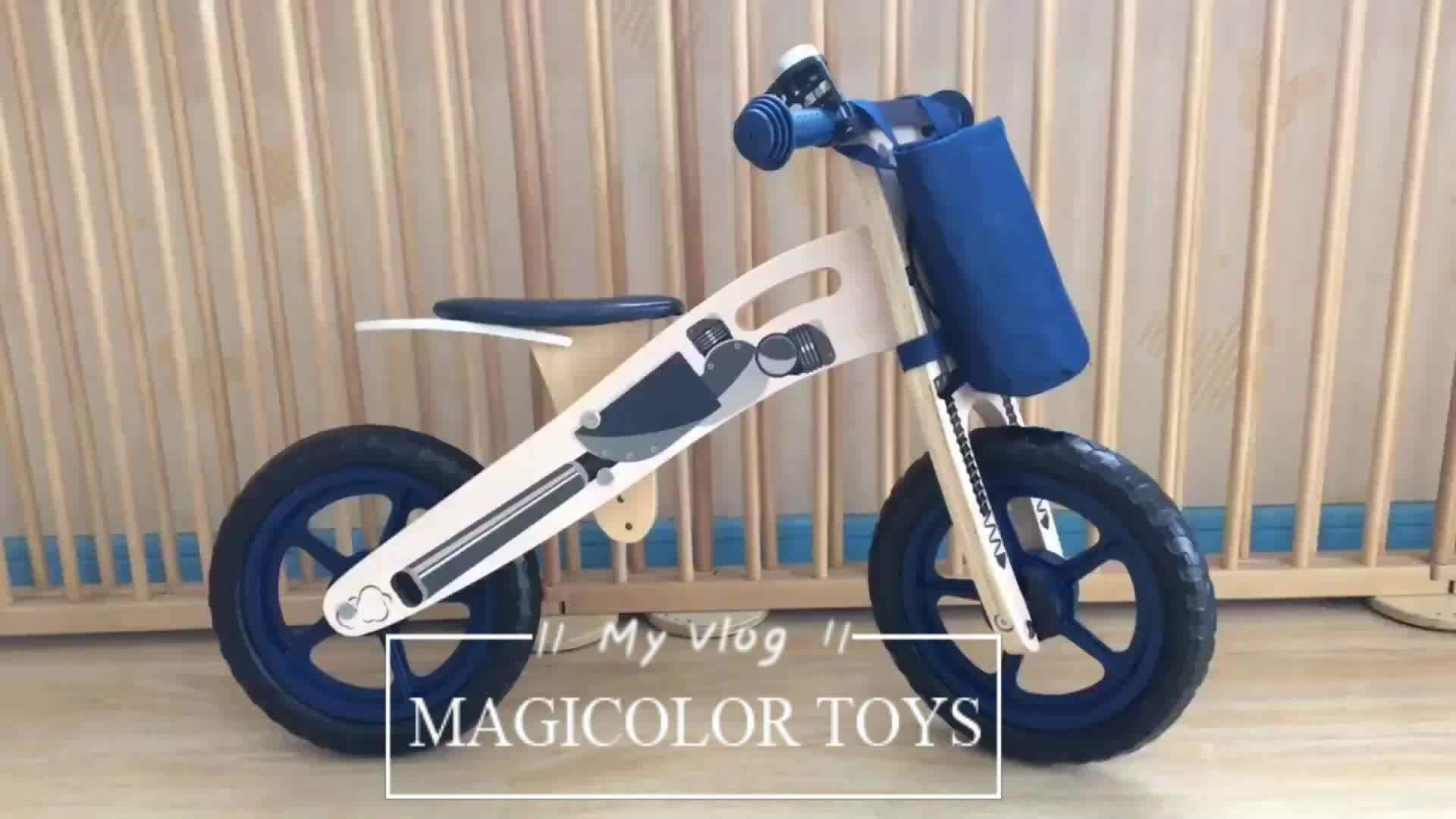High Quality Balance Learning Wooden Kids Push Bike Without Pedals ...