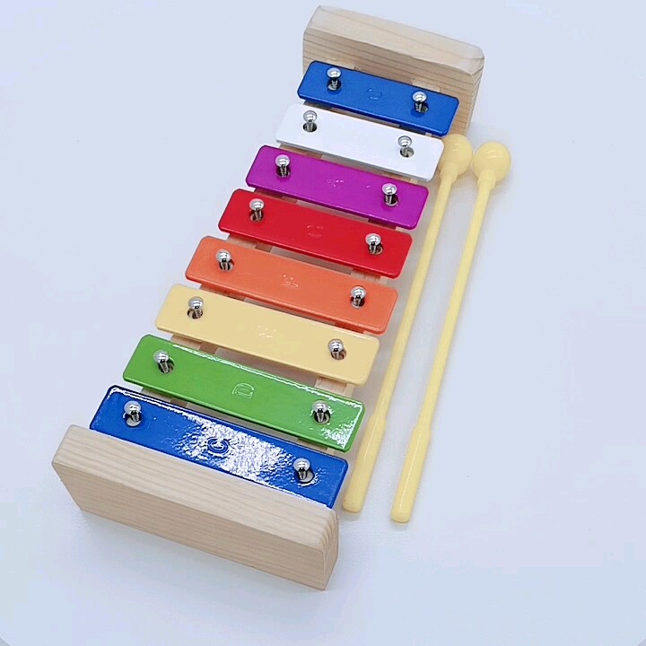 Percussion Xylophones Musical Instruments Metal Xylophone Colorful Bars ...