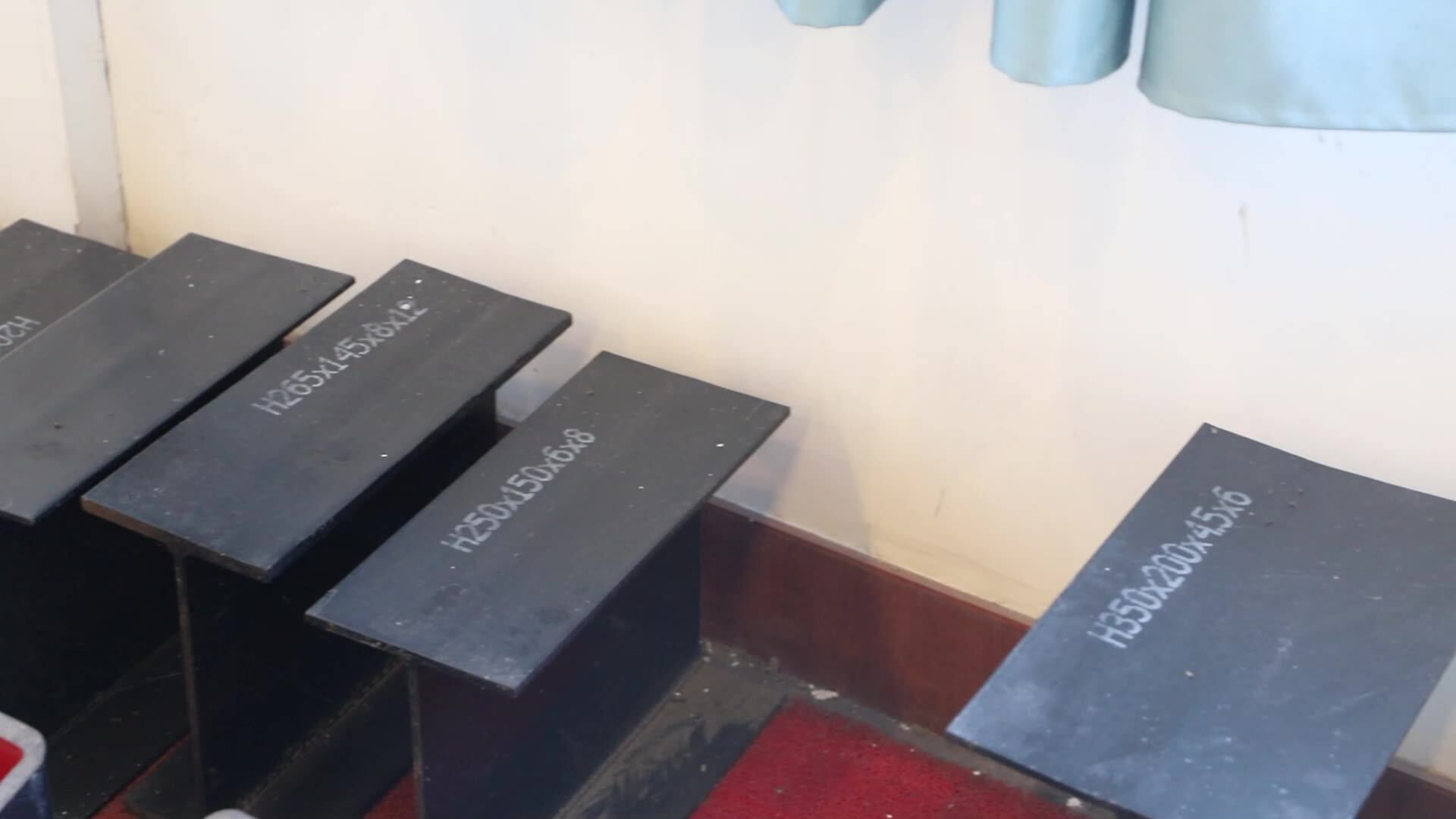 Structural Steel Beams Standard Size Galvanized H-beam Price Per Ton H ...