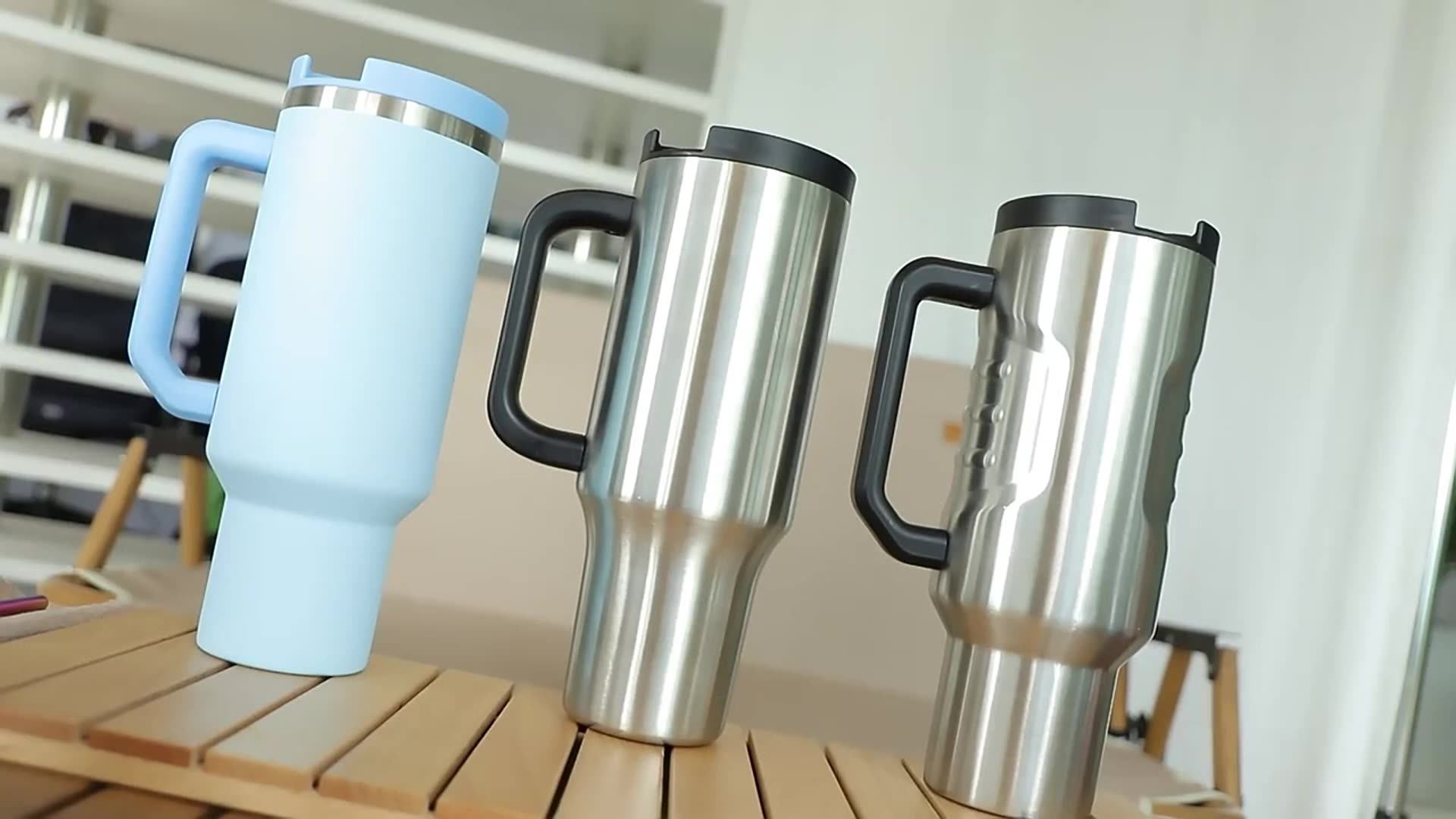 2024 New Patent Double Wall Insulated Stainless Steel Travel Coffee ...