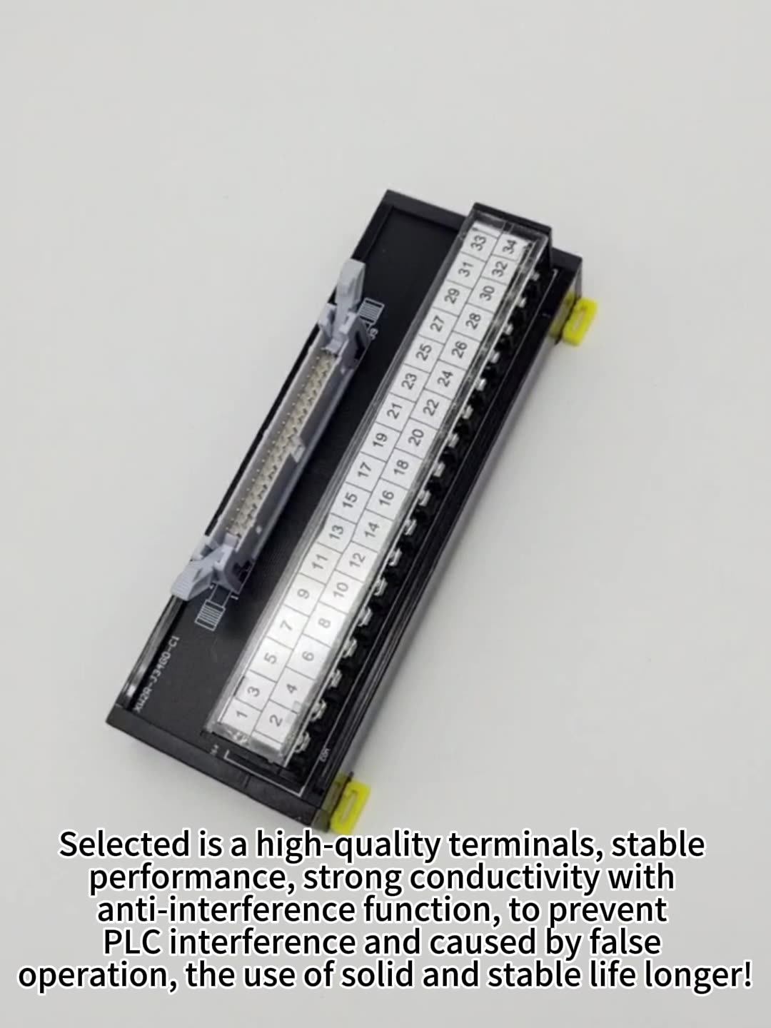 Wire Terminal Block Gold-plated Bullhorn Connector Xw2r-j34gd-m1 Xw2r ...