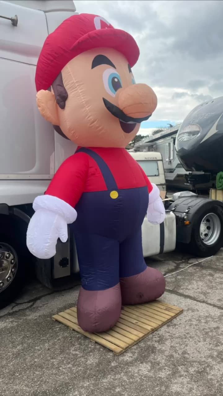 Inflatable Mario Luigi Model Customized Cartoon Halloween Anime ...