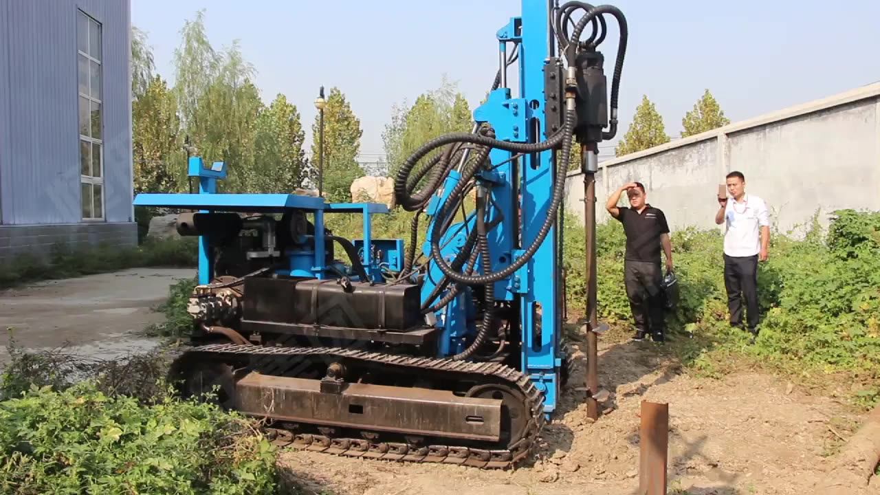 Helical Screw Pile Equipment Small Ground Screw Pile Driver Hwl300 ...