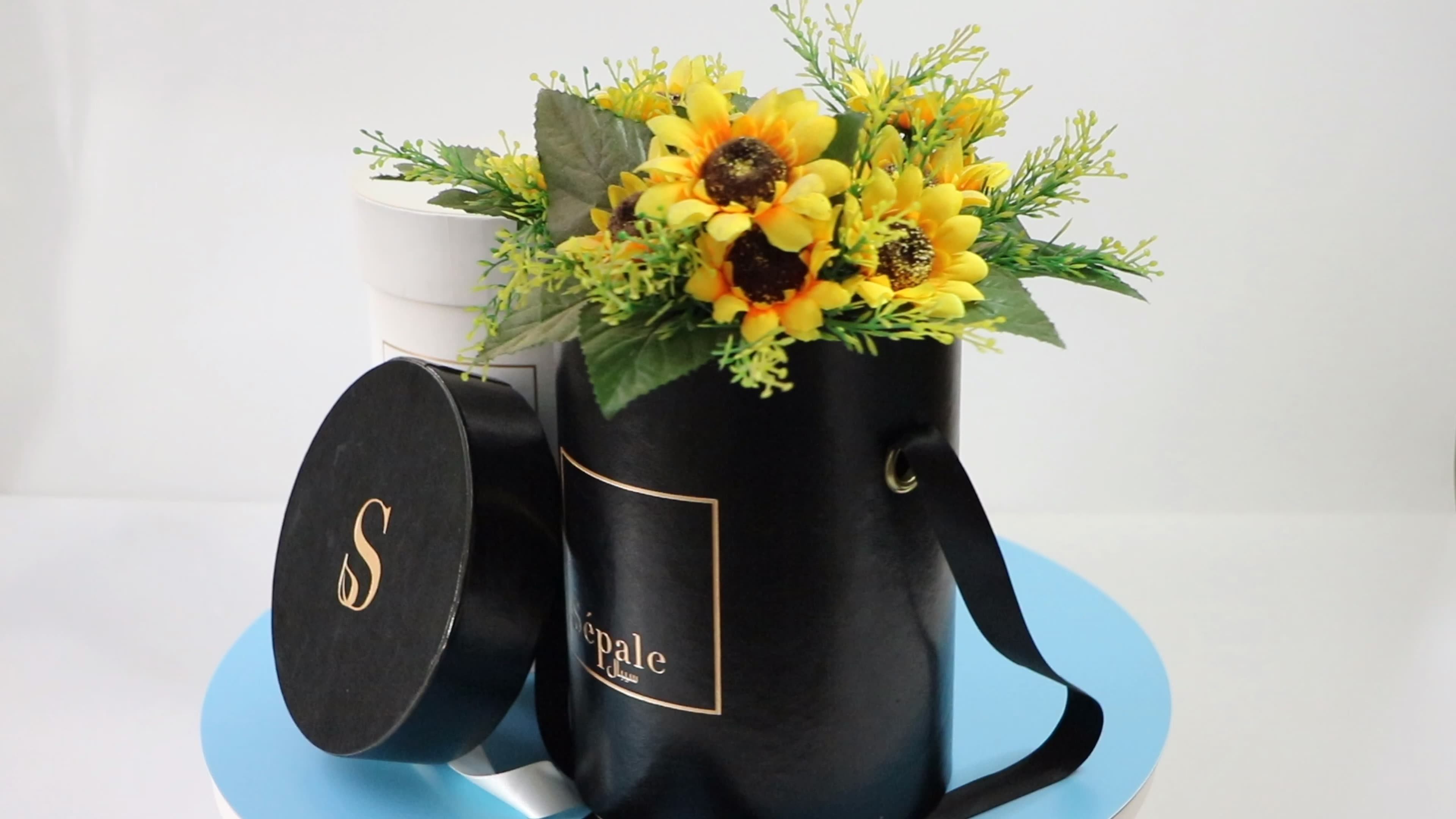 Caja De Papel De Alta Calidad Cuadrada/redonda Con Logotipo ...