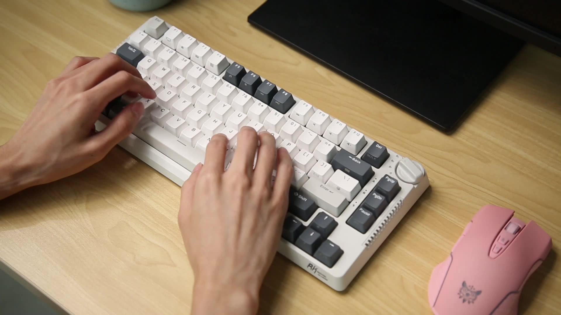 皇家克鲁奇rk H81克拉维尔无盖diy键帽热插拔无线机械键盘81键rgb游戏键盘垫圈安装 - Buy 皇家组装rk H81 Teclado ...