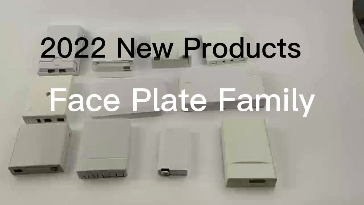 Ftth Indoor Duplex Fiber Optical Outlet Rosette 1-2 Core Ftth Atb Wall ...