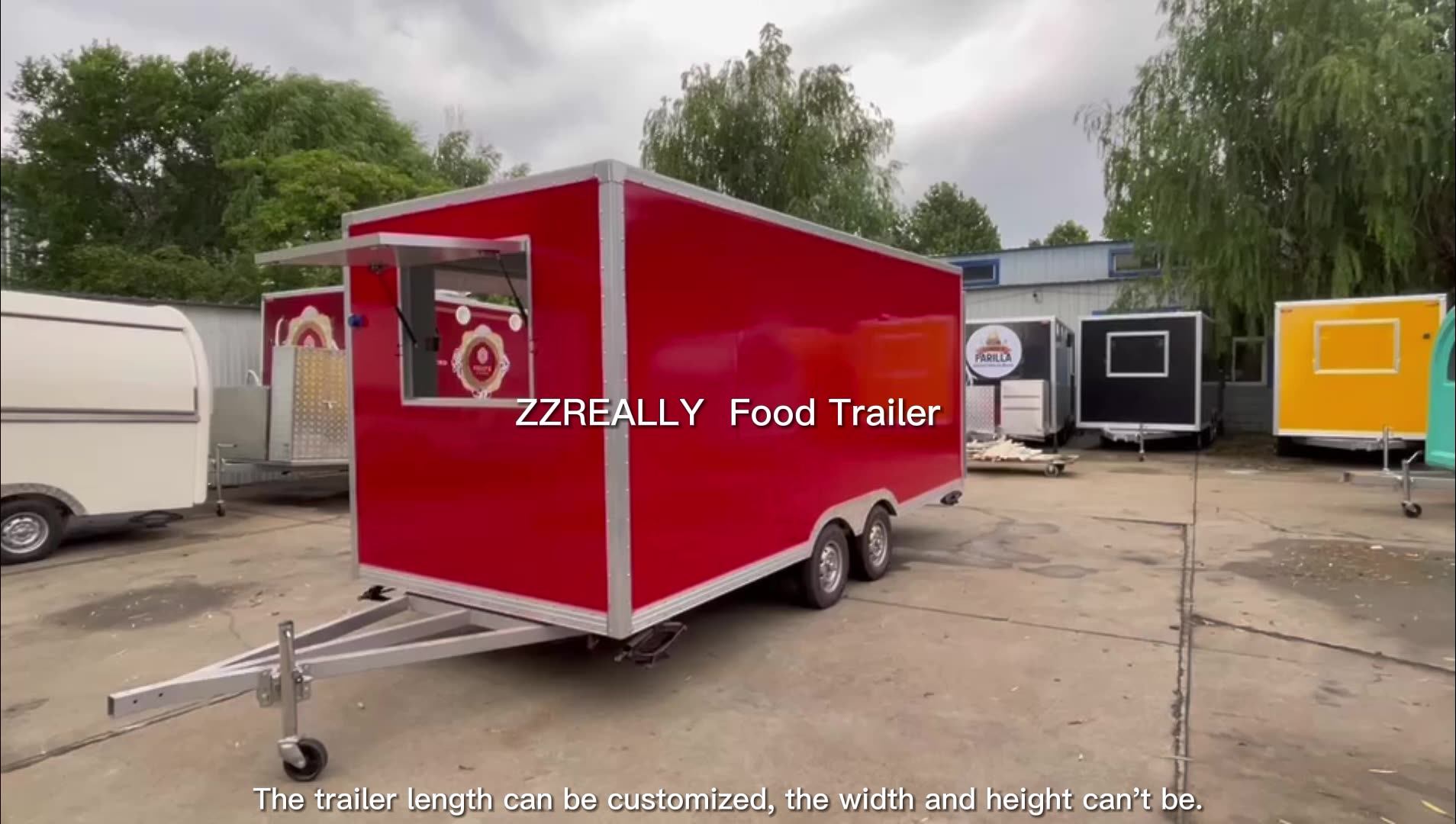 Coffee Kiosk Hot Dog Ice Cream Food Cart Tradesman Concession Enclosed ...