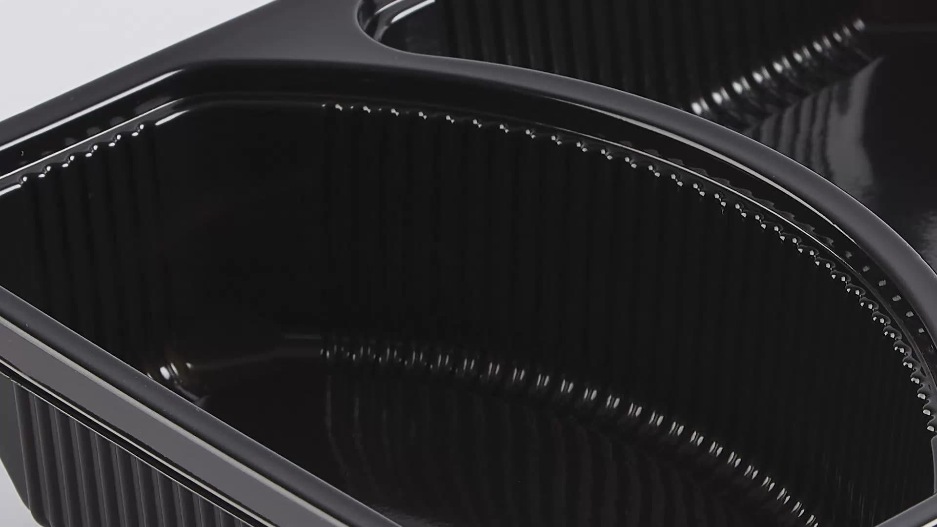 Plastic Food Storage Disposable Container With Lid For Food Takeaway ...