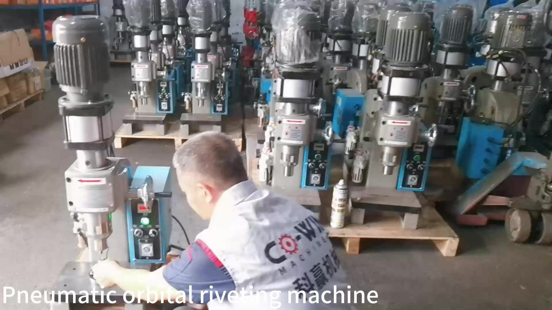 Small Pneumatic Orbital Riveting Machine For Hollow Rivets - Buy ...