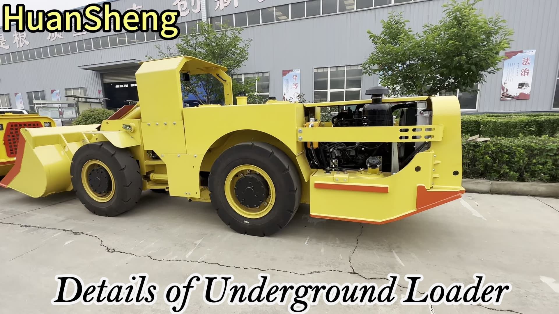 Huansheng 2 Tons Underground Mining Loader Machine Underground Mining ...