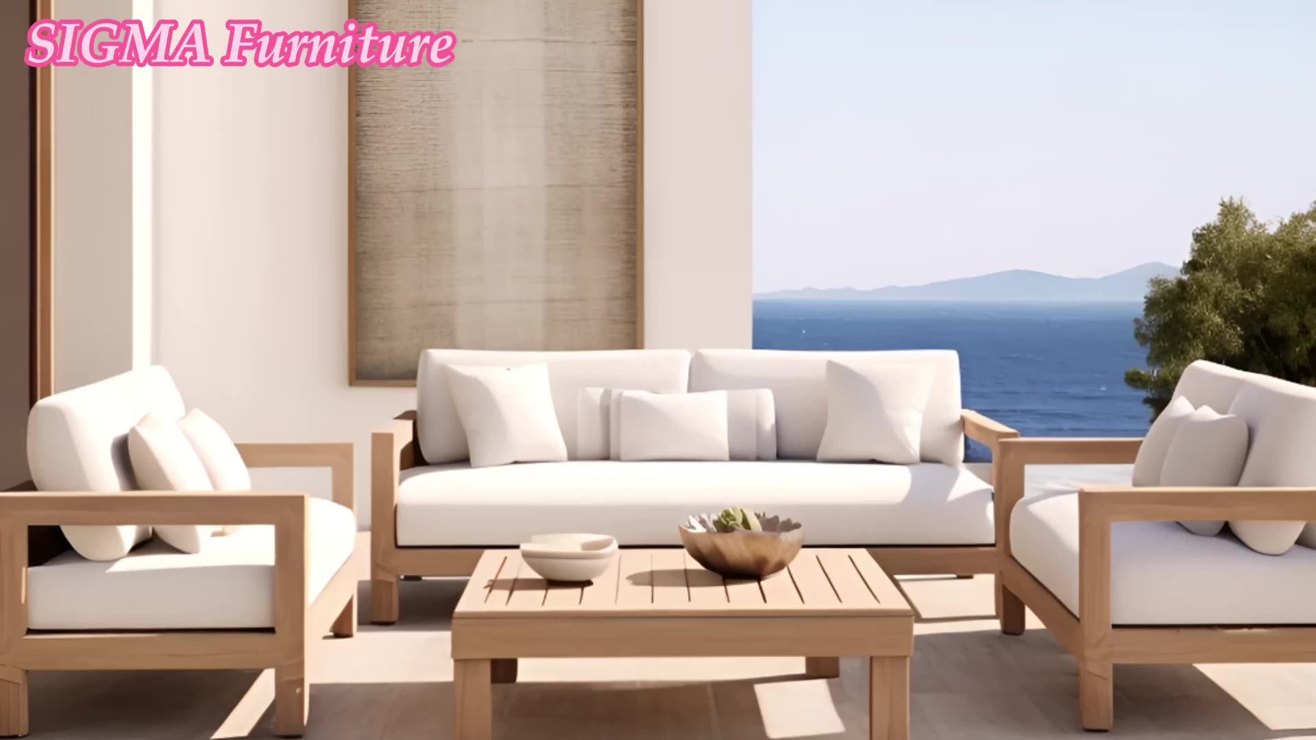 Sigma New Design Luxury Sofa Set Patio Furniture Outdoor Furniture Set ...