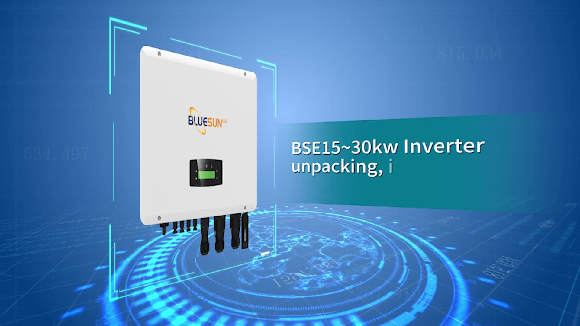 Bluesun 30kw 50kw Hybrid Solar Battery Storage Systems Solar Battery ...