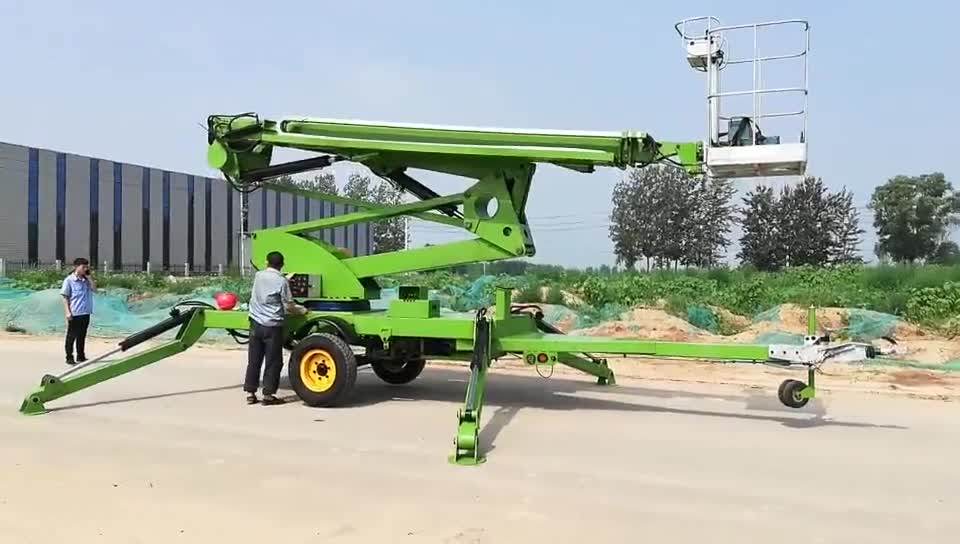 12m 200kg Mini Genie Public Lighting Small Self-propelled Telescopic ...