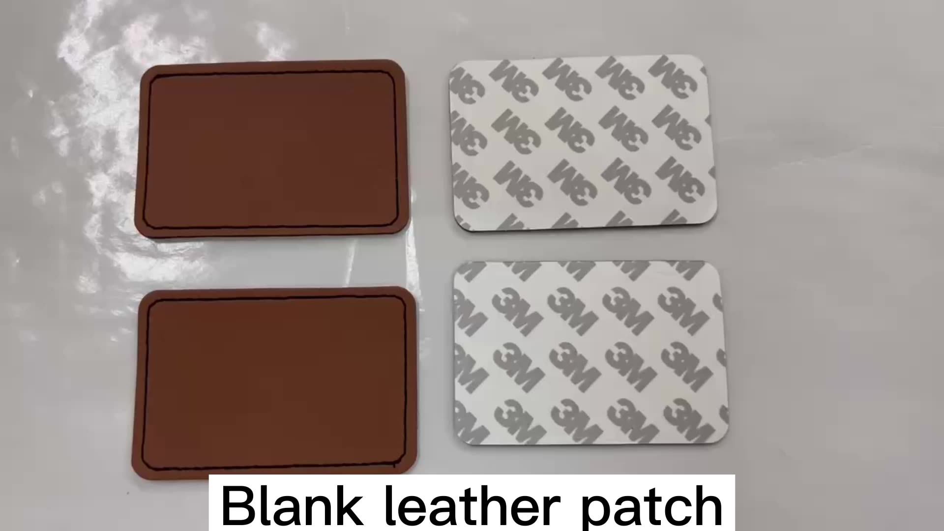 Custom Iron Pu Leather Patch Labels Black Synthetic Denim Blank ...