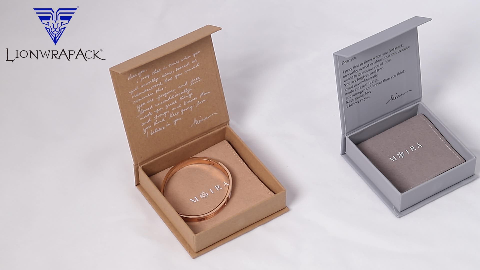 Luxury Gift Silver Ring Jewelry Packaging Book Style Kraft Paper ...