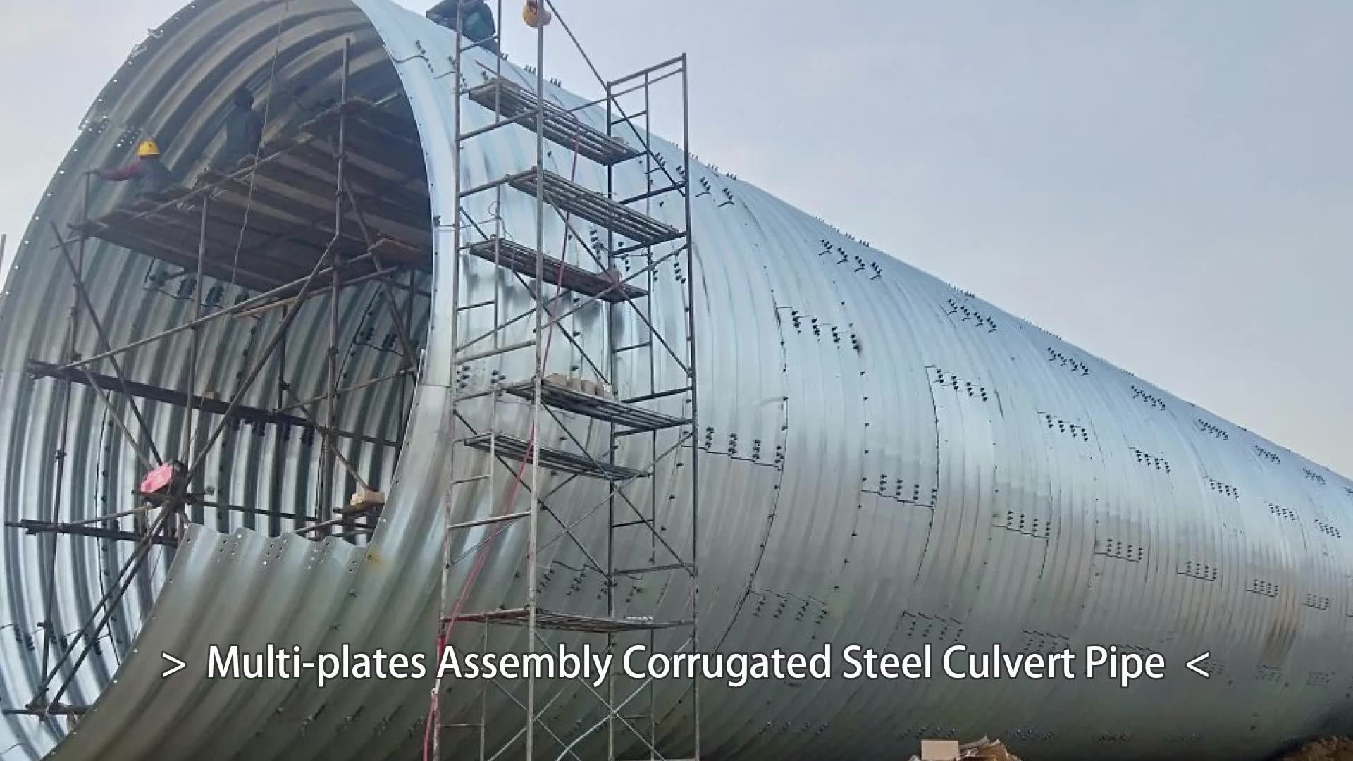 Galvanized Corrugated Steel Culvert Pipe The Underground Passages And ...