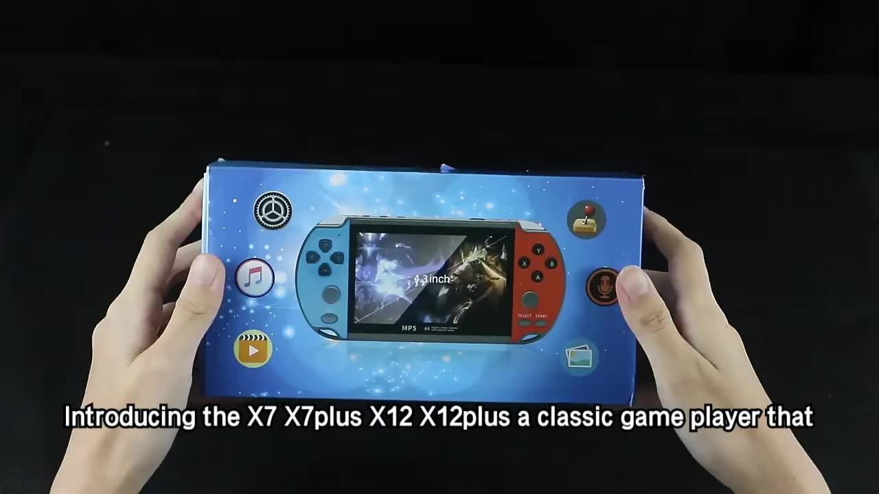 X7 X7plus X12 X12plus Support Drop-ship Large Screen Handheld Game ...