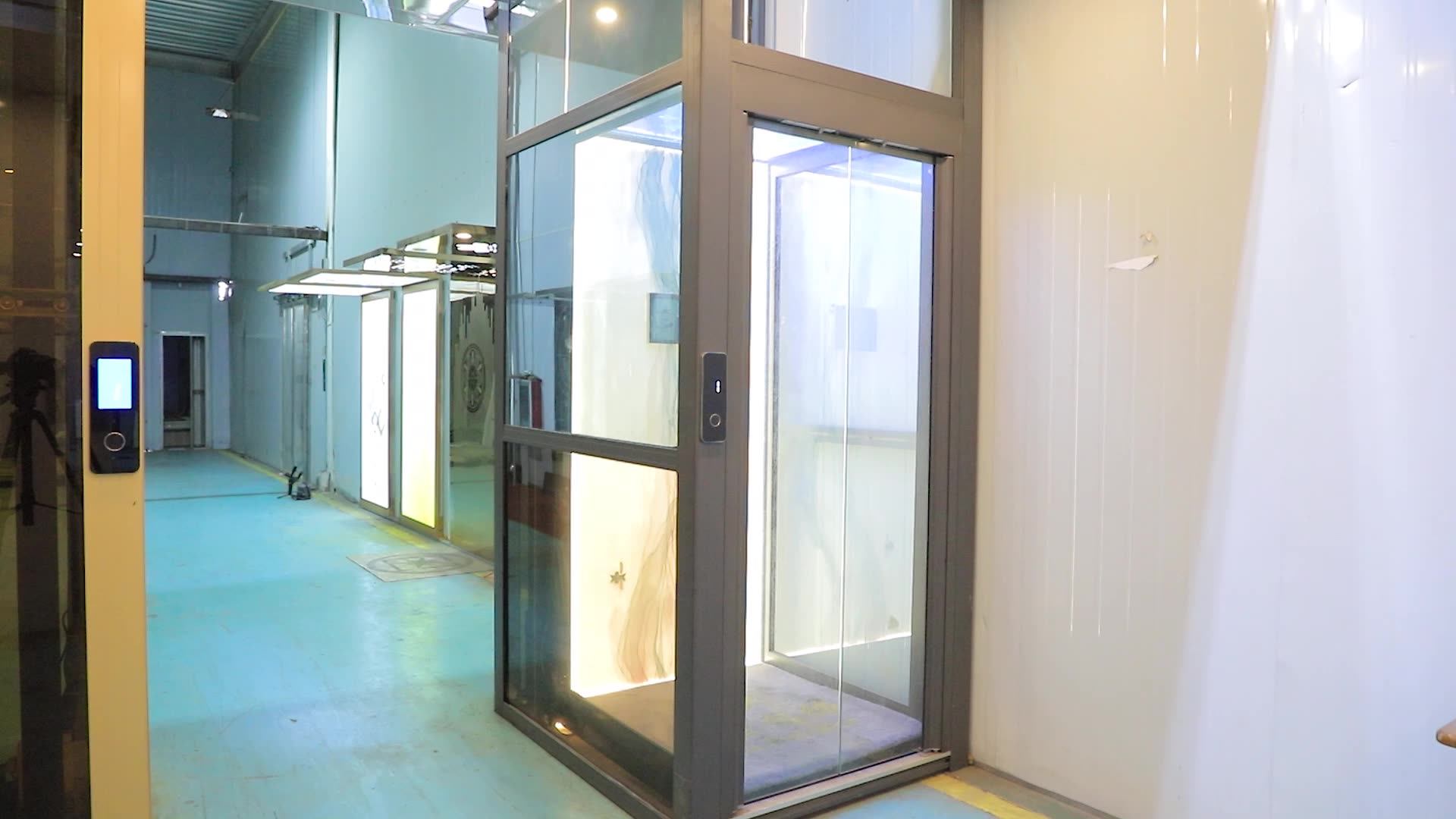 Home Use Three Floors Hydraulic Disabled Elevator Residential House ...