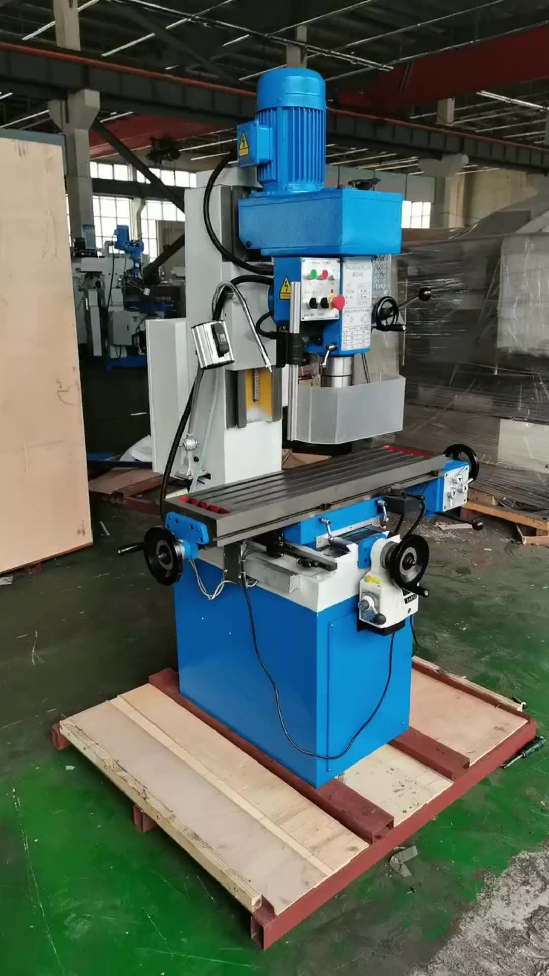 Zx50c Mini Manual Mill Drill Machine Metal Drilling And Milling Machine ...
