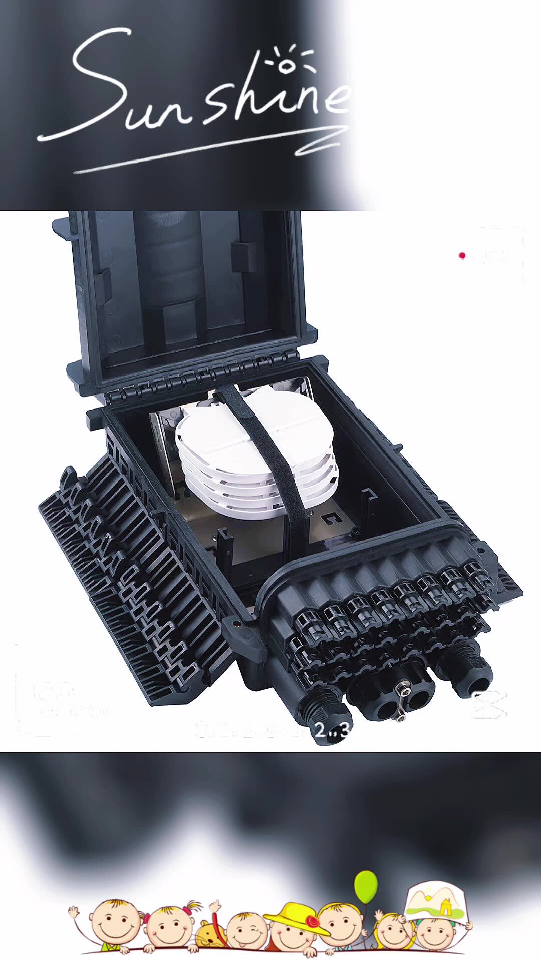 Waterproof Fiber Optical Splitter Distribution Box 8 Core 16 Core Ftth ...