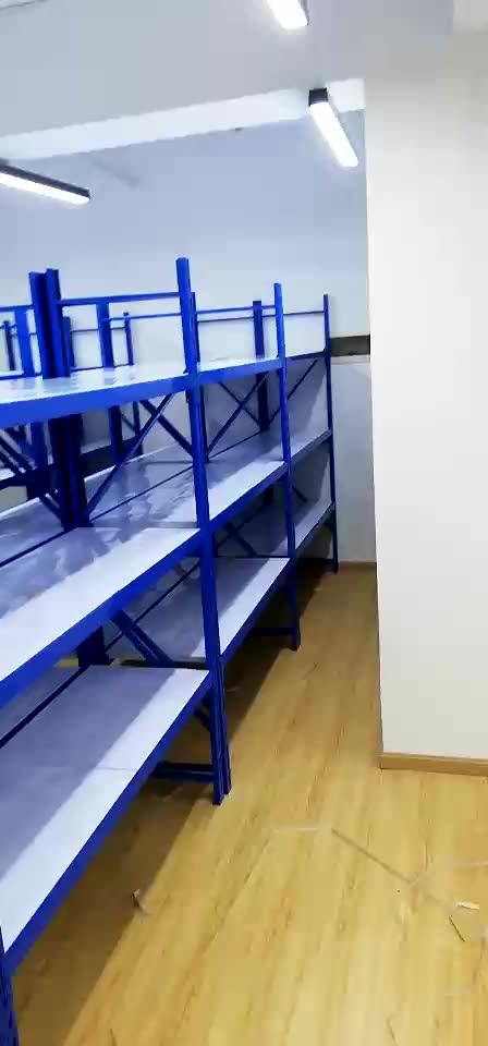 工厂仓库重型货架工业仓储物流大型高位货架横梁式五金板材置物架-阿里巴巴