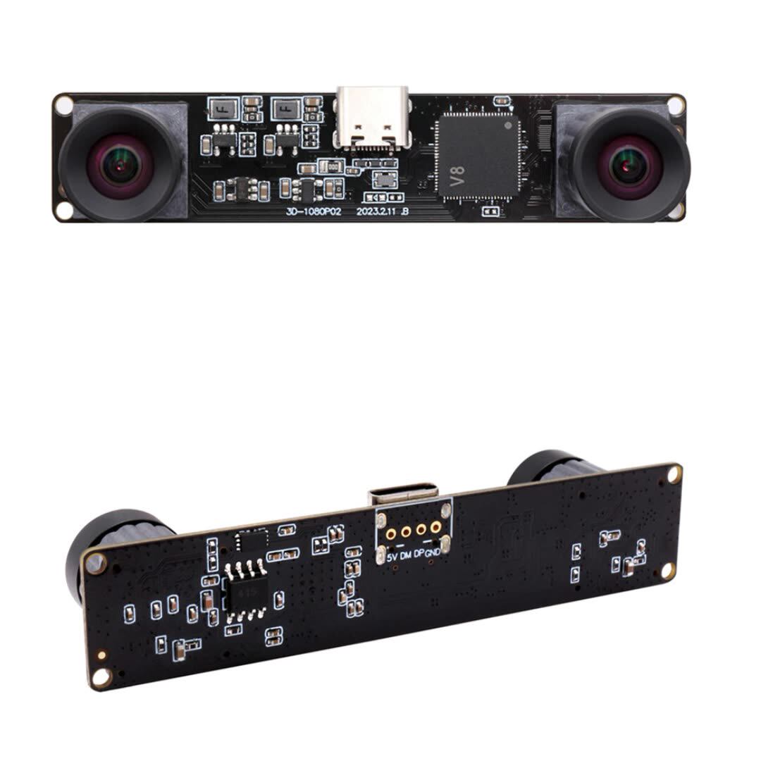 Elp Stereo Camera Module 1080p 3d Dual Lens Usb Camera Synchronized ...
