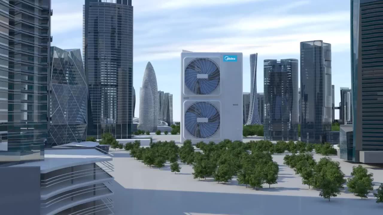 Midea Rooftop Package 30 Ton Air Conditioner System Cooling Unit With ...