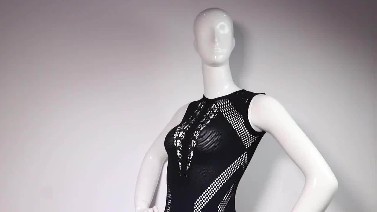 Silk Lace Sheer Backless Tights Bodystocking Full Body Stocking - Buy ...