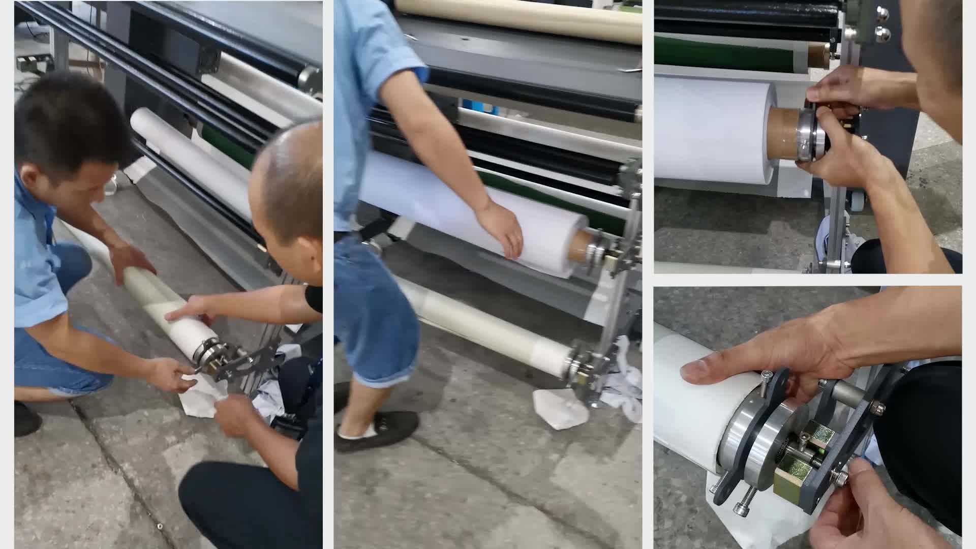 Rotary Transfer Fabric Printing Heat Press Roll To Roll Heat Press ...