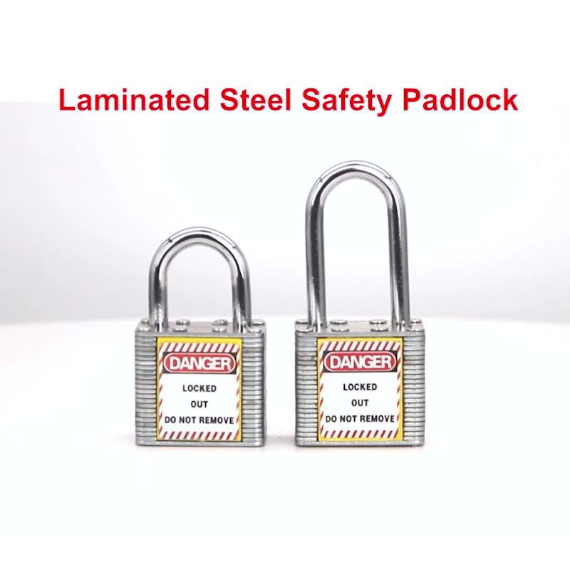 Small Laminated Solid Steel Padlocks Hardened Shackle,Heavy Duty Lock With Shackle,Wide Body ...