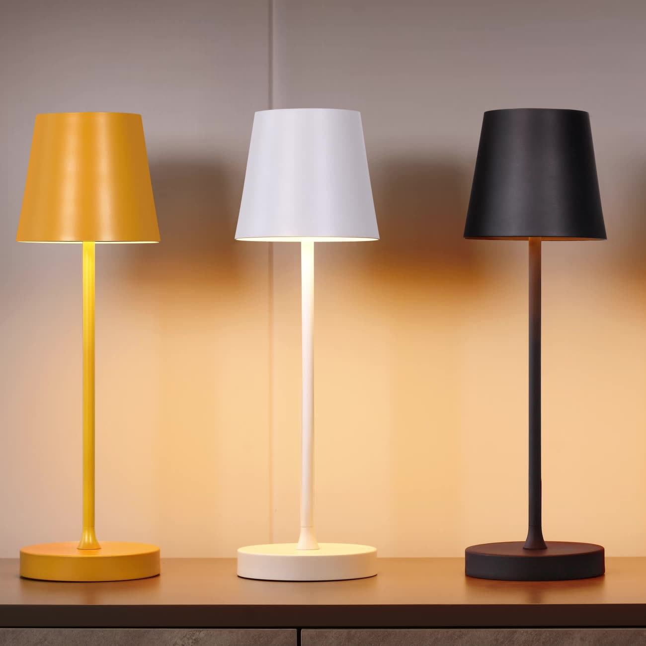 Custom Smart Desk Table Lamp Nordic Italian Pina Pro Style Rechargeable ...