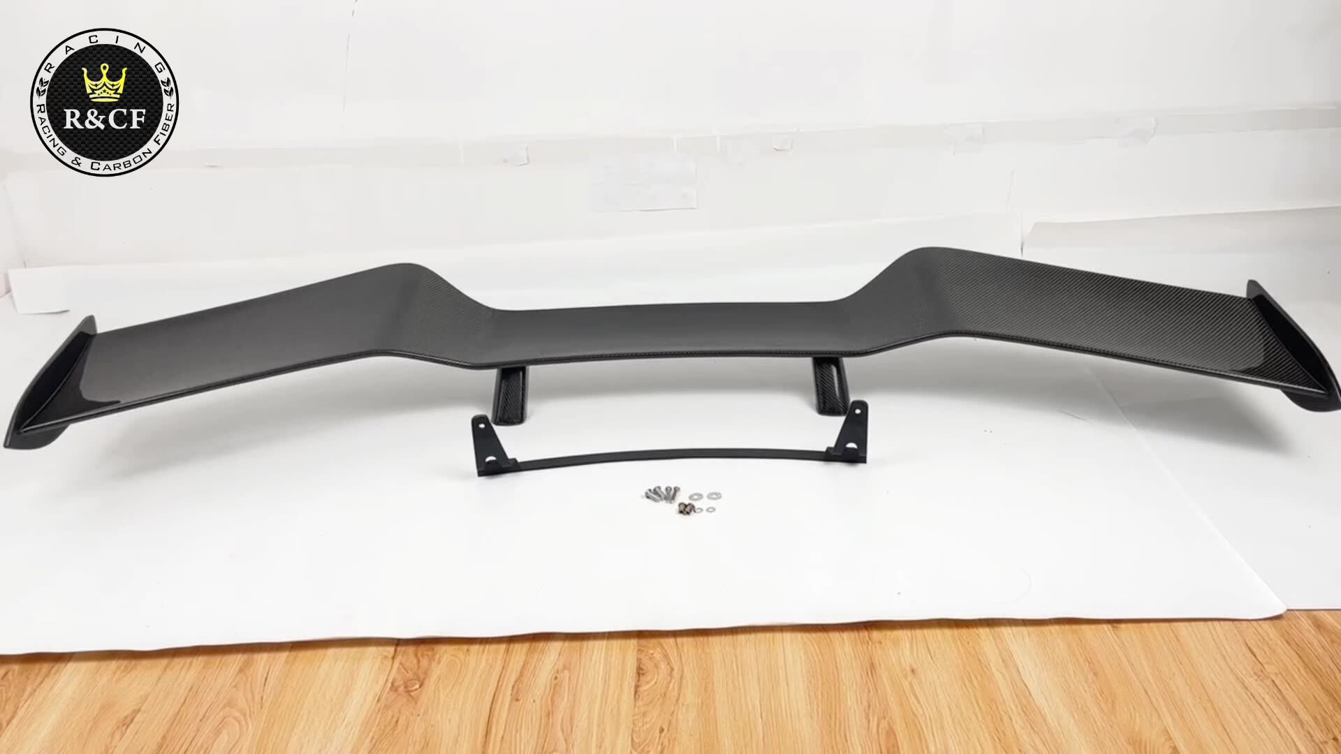 Z06 Style Carbon Fiber Rear Bumper Trunk Wing Spoiler For Corvette C8 ...