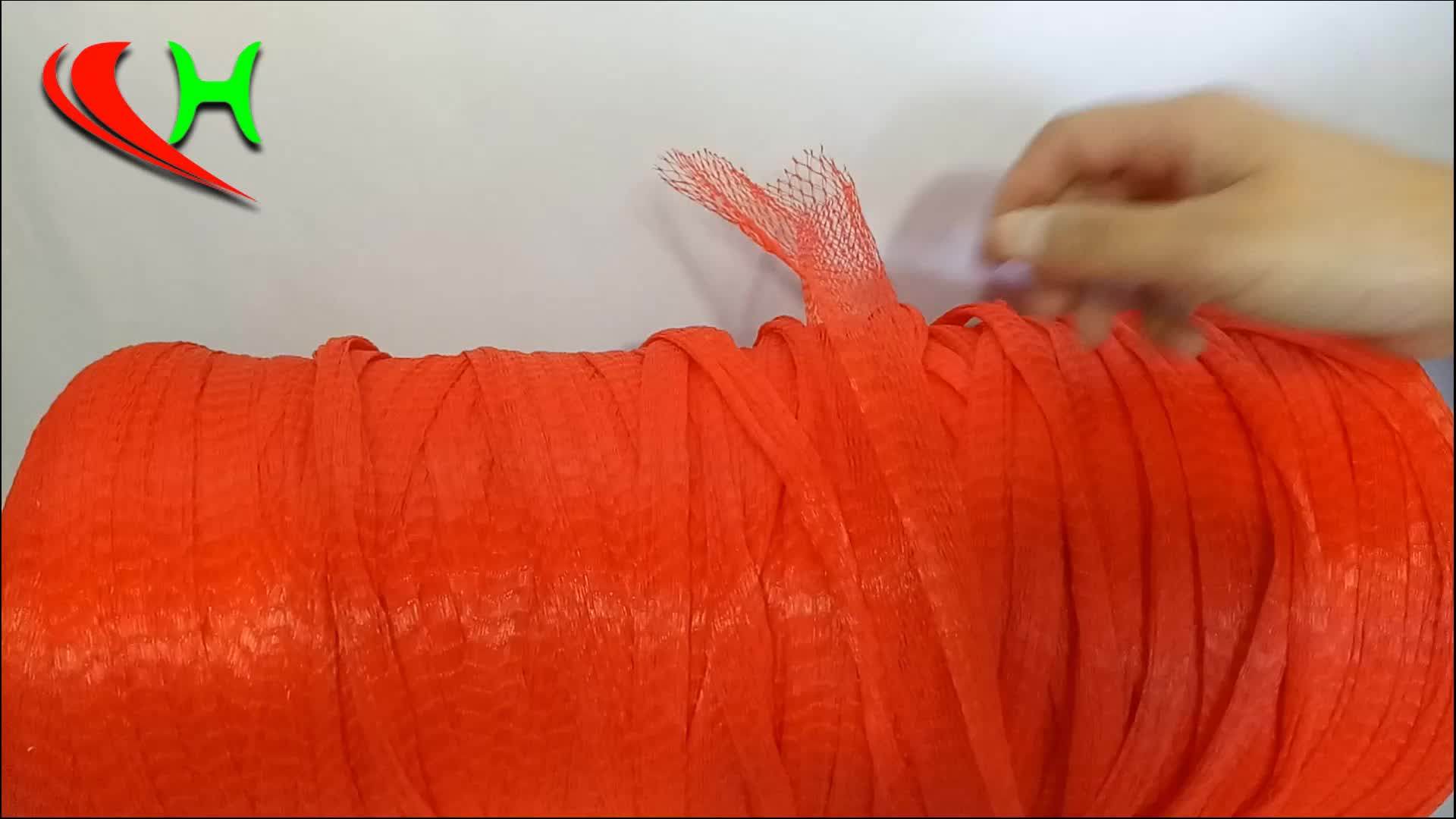 Pe Mesh Knitted Tubular Sleeve Net Roll - Buy Knitted Sleeve Net Roll ...