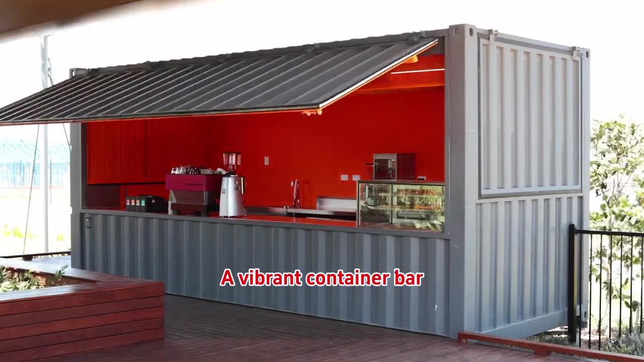 2024 China Made Custom Shipping Container Bar Fast Food Vending Kiosk ...