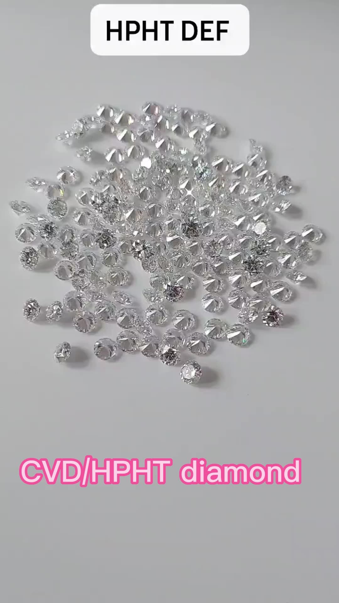 Wholesale Fancy Lab Diamond Hpht Cvd Labgrown Diamond Bulk Igi Certified Round Cut Synthetic Lab ...