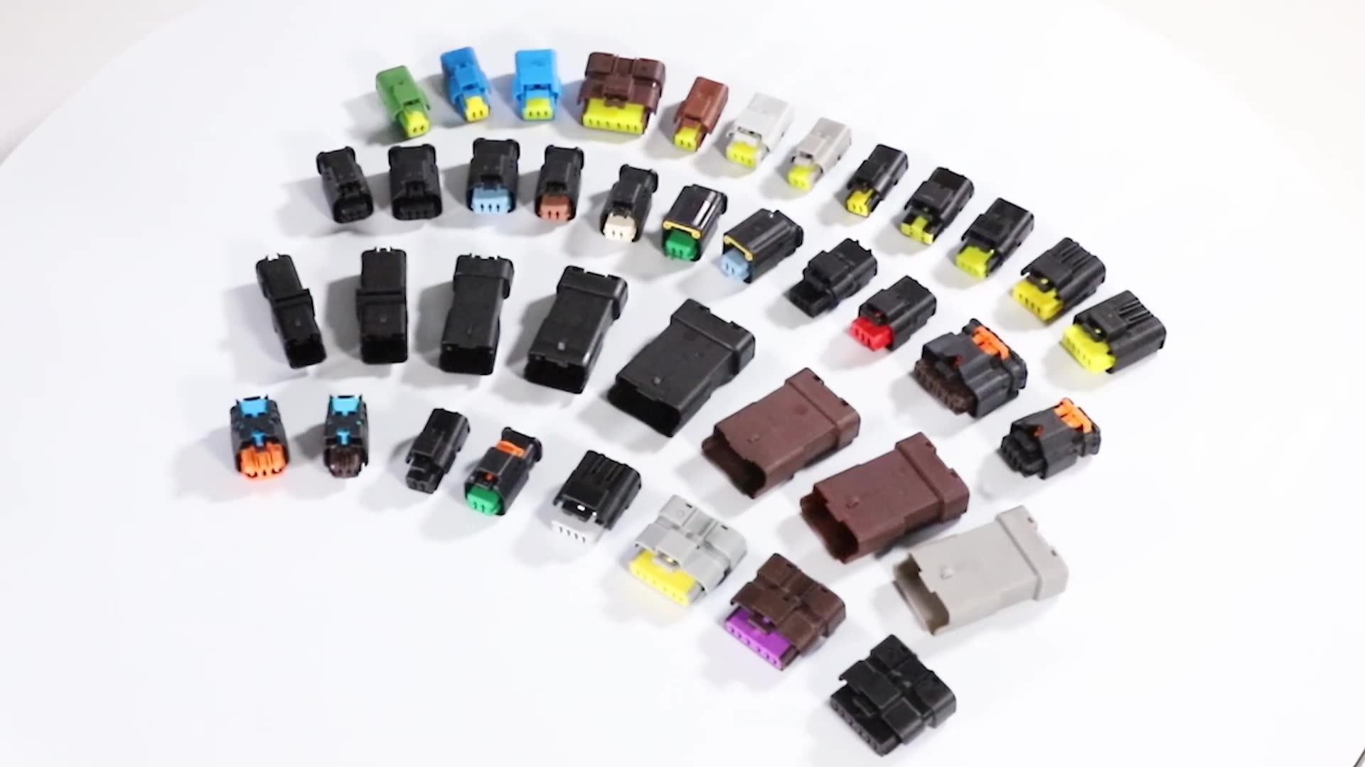 4h0973713b 6 Pin Female Auto Electrical Connectors Waterproof Car ...